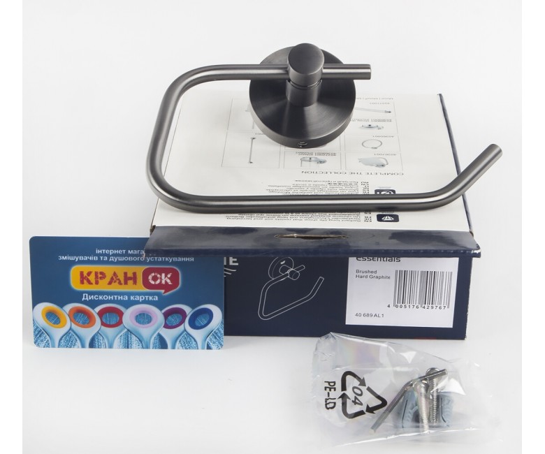 паперотримач відкритий GROHE ESSENTIALS 40689AL1 - купити паперотримач ...