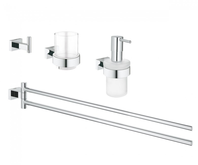 Набор аксессуаров 4 в 1 GROHE ESSENTIALS CUBE 40847001 - купить наборы ...